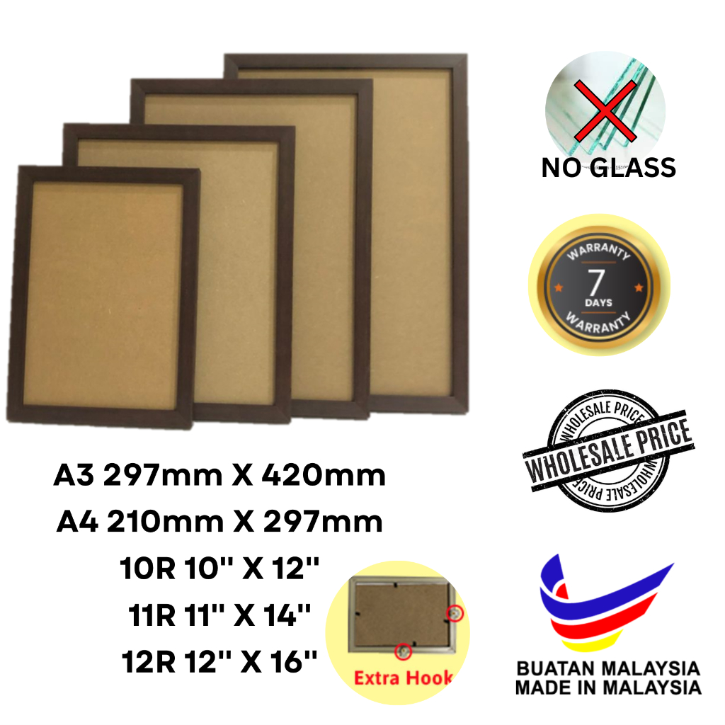 【Part 2】Photo Frame A3-12R Certificate Frame Home Decor Fiber Photo ...