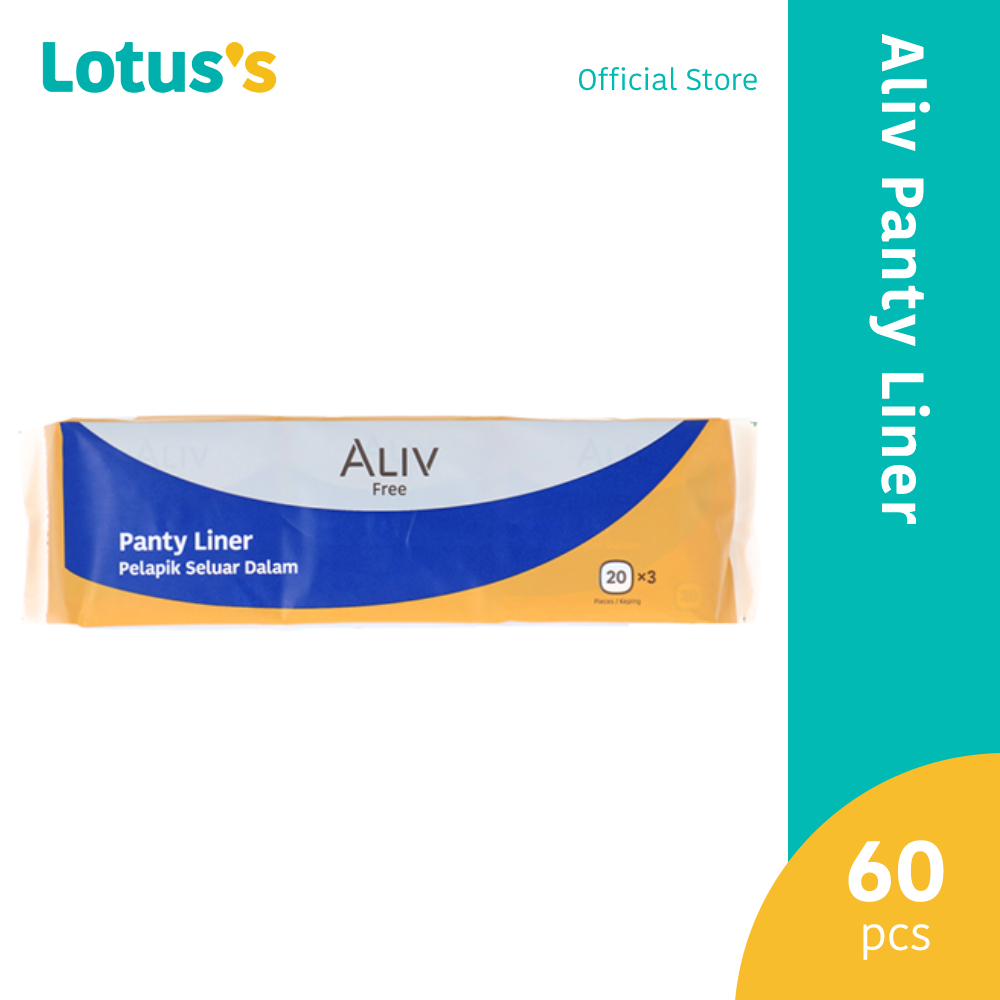 Aliv Panty Liner 20Sx3 | Shopee Malaysia