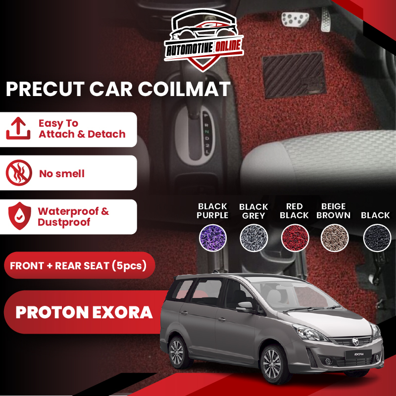 Proton Exora 2009-2024 7 Seater OEM PRECUT PVC CARPET Coilmat Karpet ...