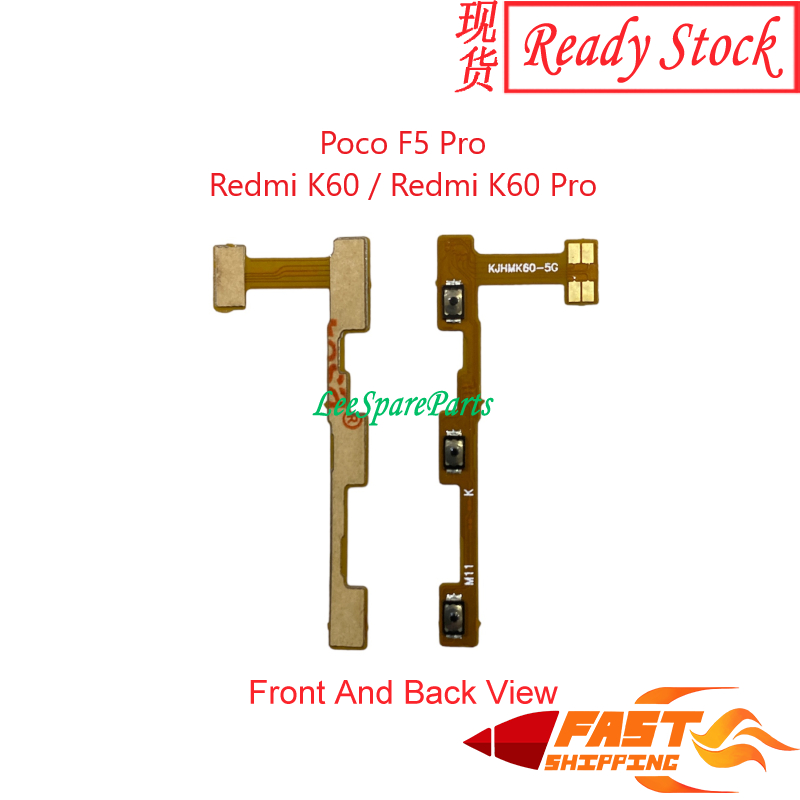 Xiaomi Poco F5 Pro / Redmi K60 / Redmi K60 Pro Power On Off Volume ...