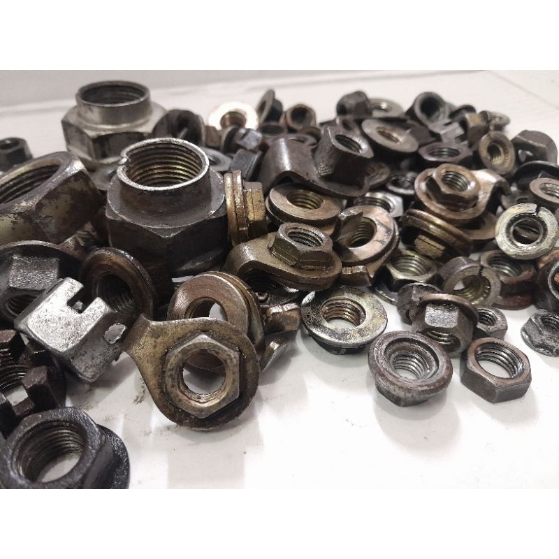 Bolt nut mix size 50pcs | Shopee Malaysia