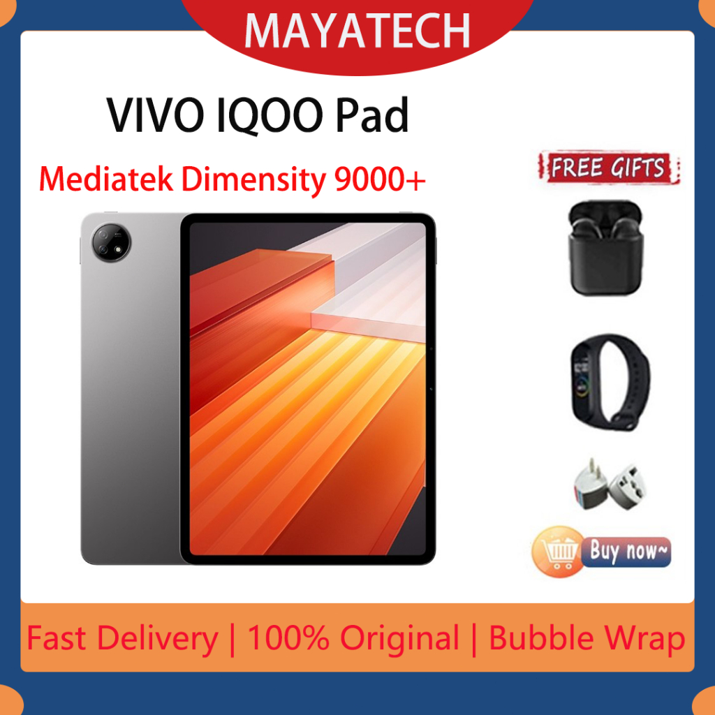 Vivo IQOO Pad / Dimensity 9000+ / 12.1inches 144Hz / 10000mah Big ...