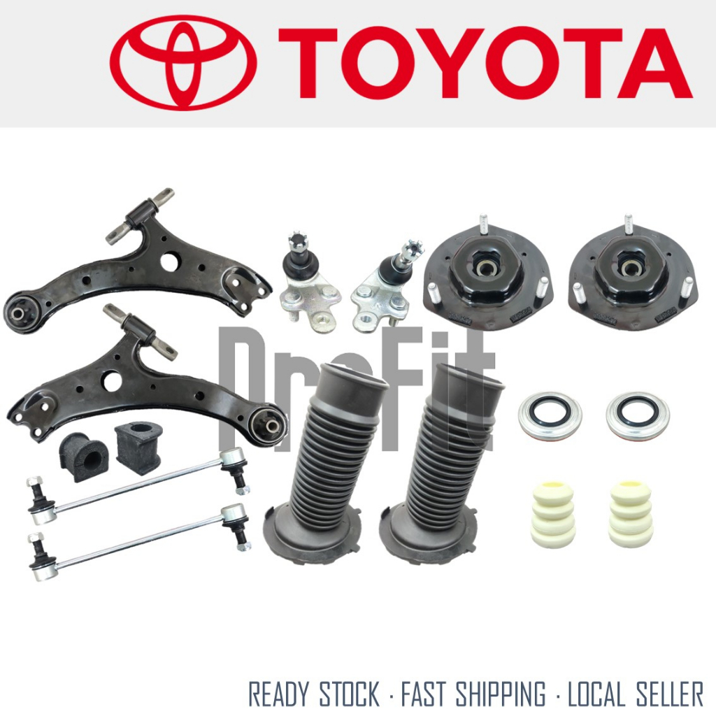 TOYOTA HARRIER ACU30/ACU35 (2004-2013) -FRONT SUSPENSION 1SET 16PCS ...