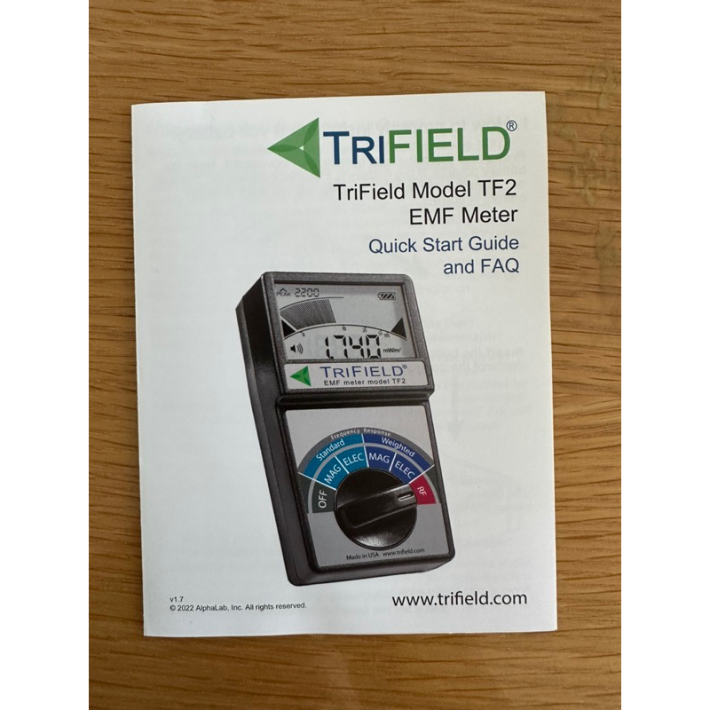 TriField EMF Meter TF2 | Shopee Malaysia