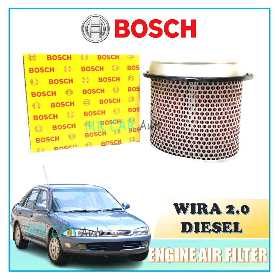 PROTON WIRA 2.0 DIESEL ENGINE AIR FILTER (BOSCH) | Shopee Malaysia