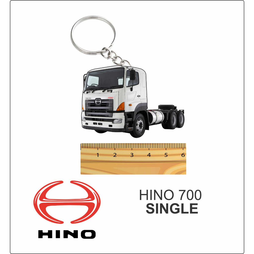 hino 700 lorry truck hauler power ranger keychain 2d | Shopee Malaysia