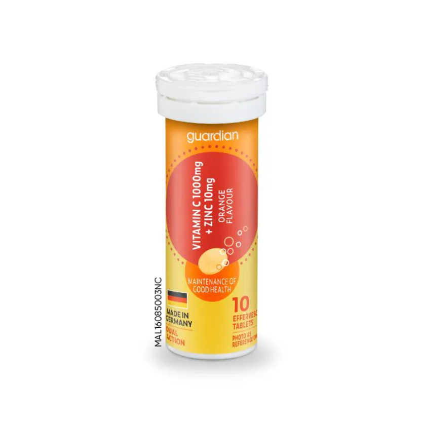 Guardian Effervescent Vitamin C + Zinc (10s) | Shopee Malaysia