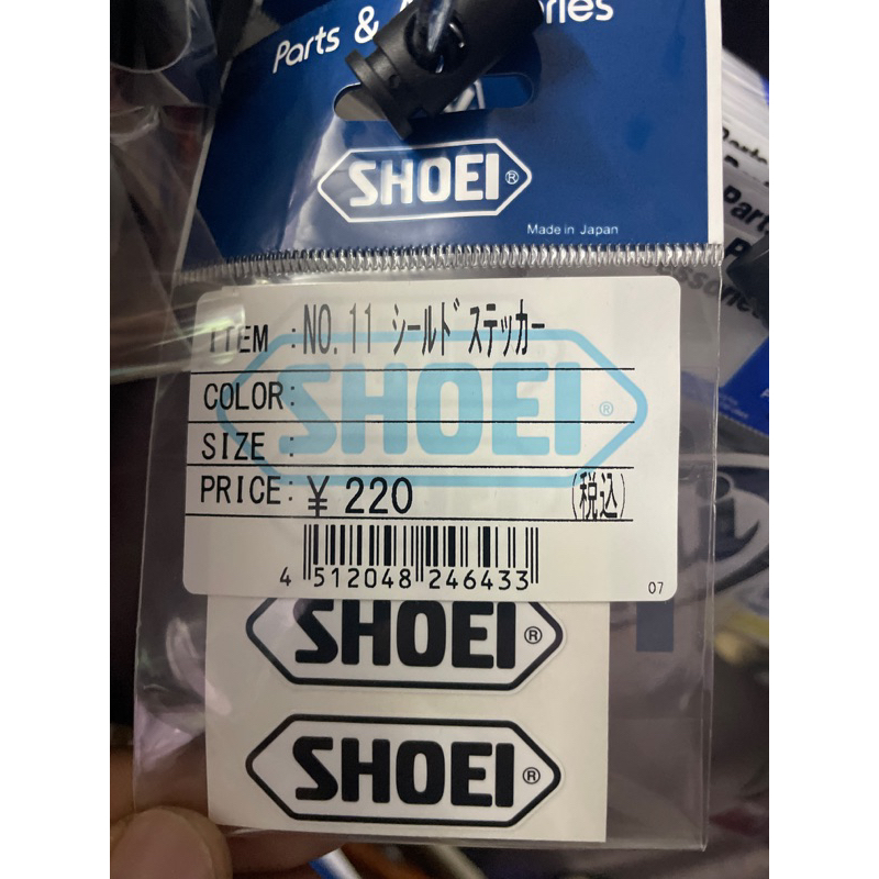 💯% Original Japan 🇯🇵 Sticker Arai & Shoei | Shopee Malaysia