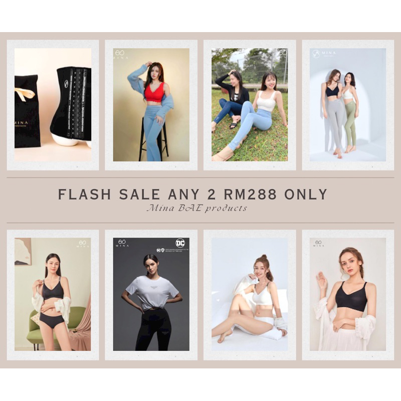 【Mina RM288 系列 】任选2件BAE能量黑科技排毒瘦腿或丰胸内衣或束腰带 | Shopee Malaysia