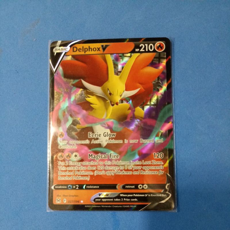 Pokemon TCG Delphox V - SWSH11: Lost Origin | Shopee Malaysia