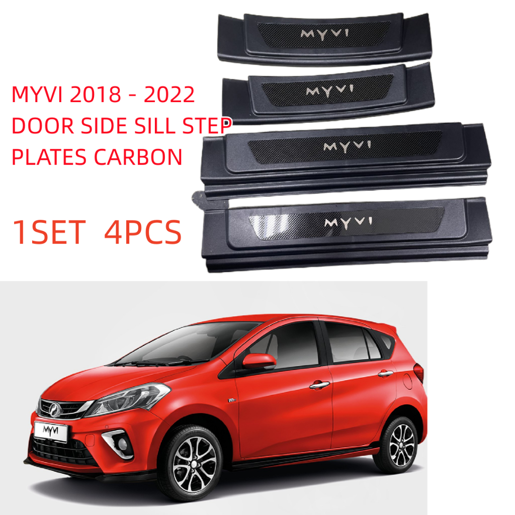 Perodua Myvi 2018 - 2022 CHROME Color silver COLOR Non Led Door Side ...