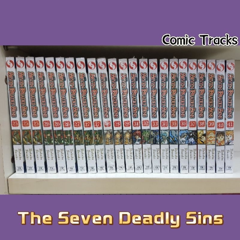 The Seven Deadly Sins Comic Book English Version 25-41 End | Shopee ...