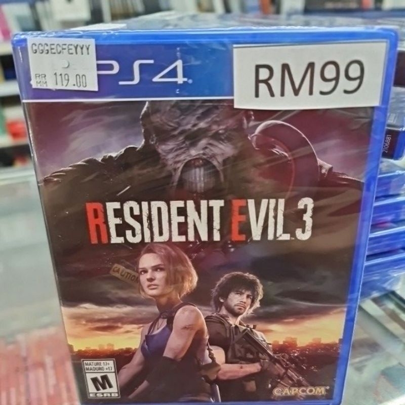 PS4 RESIDENT EVIL 3 ENG R1 NEW AND SEALED | Shopee Malaysia