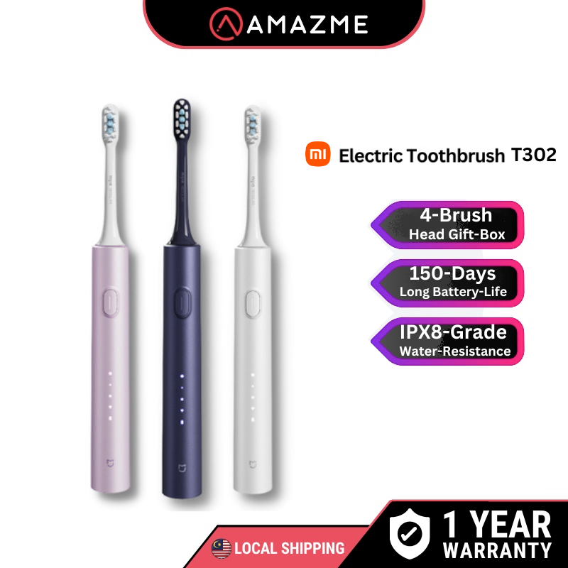 Xiaomi Mijia Mi Sonic Electric Toothbrush T302 MES608 | Shopee Malaysia