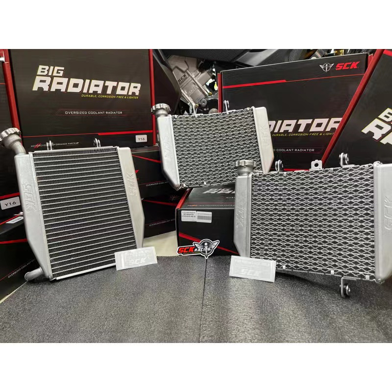 SCK RACING RADIATOR ASSY BIG COOLANT RS150 RSX Y15ZR Y15Z Y15 LC135 ...