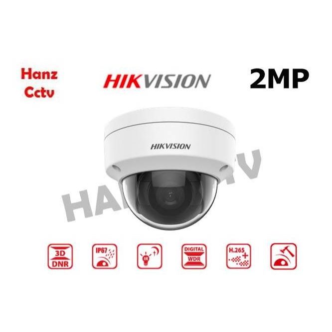 HIKVISION DS-2CD1123G0E-I 2 MP Fixed Dome Network Camera | Shopee Malaysia