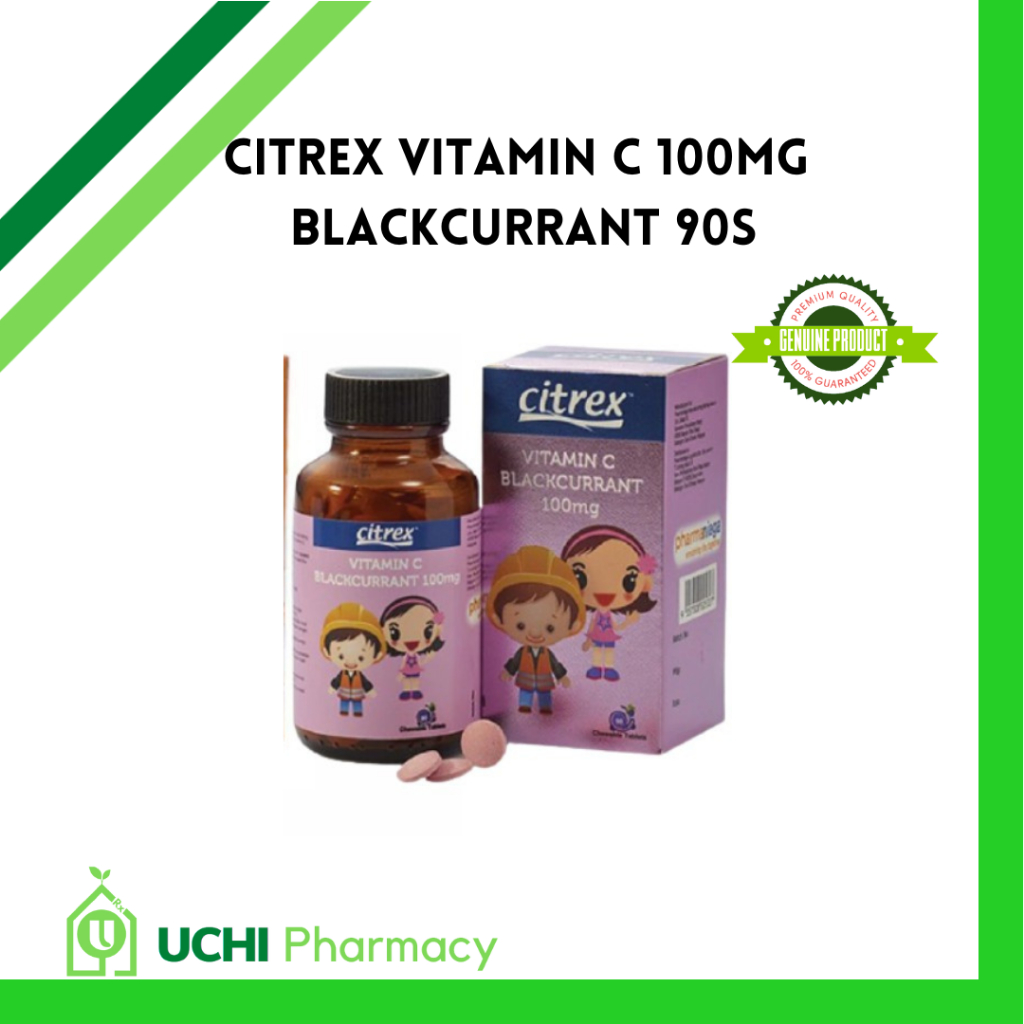 CITREX VITAMIN C 100MG 90S (BLACKCURRANT/ORANGE) (CLEARANCE STOCK ...