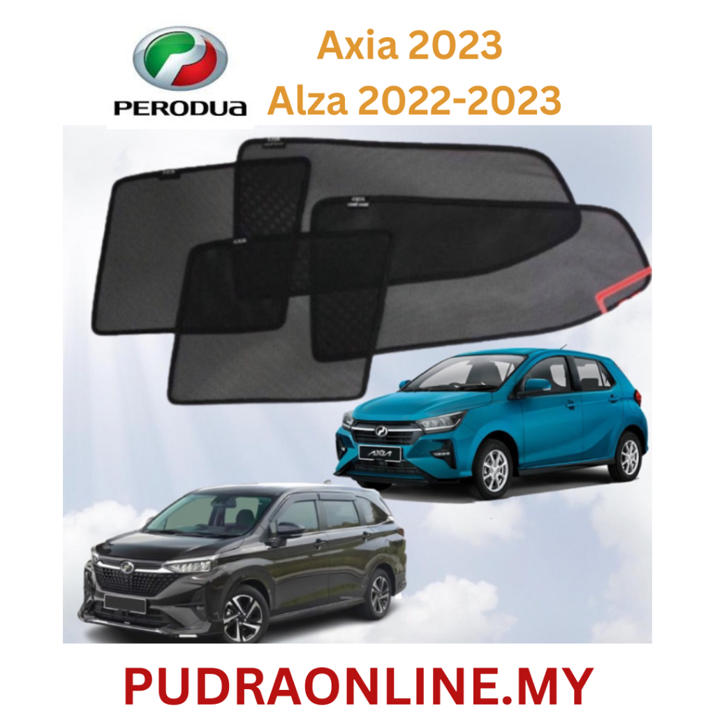 Perodua Axia 2023 Alza 2022-2023 - Magnetic Sun Shade Sun Visor (one ...
