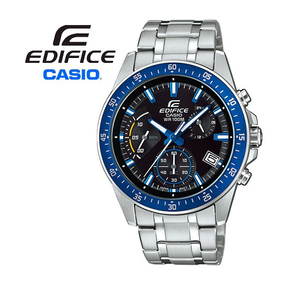Casio Edifice Chronograph Men's Watch EFV-540D-1A2 | Shopee Malaysia
