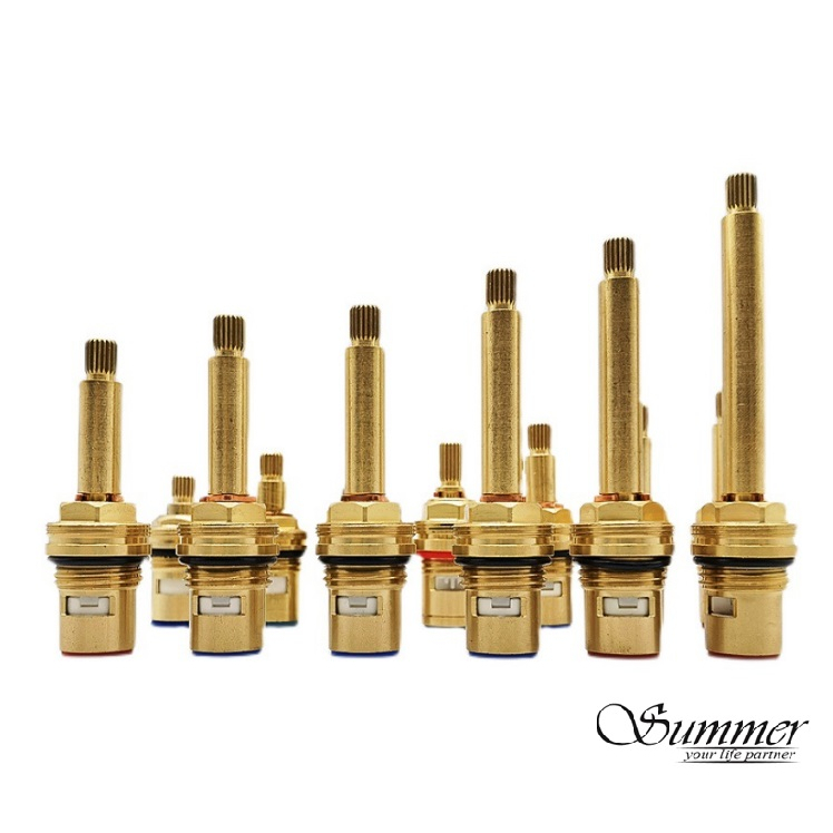 Stopcock Long Cartridge Headwork 1/2" Quarter Turned Cartridge Spindle ...
