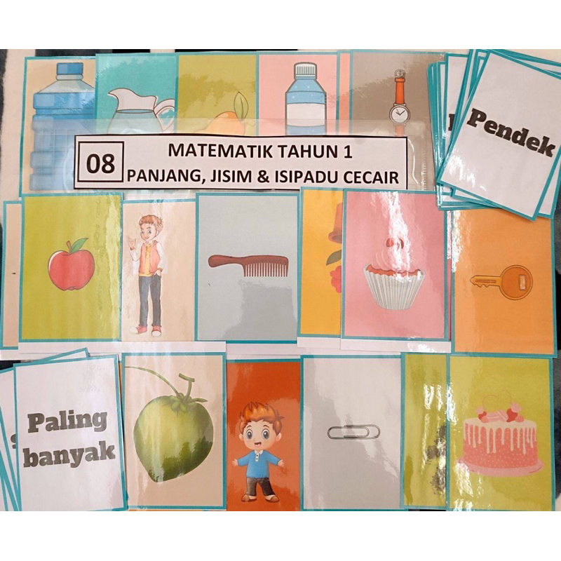 ABM BBM Matematik Tahun 1 Panjang, jisim & isipadu cecair | Shopee Malaysia