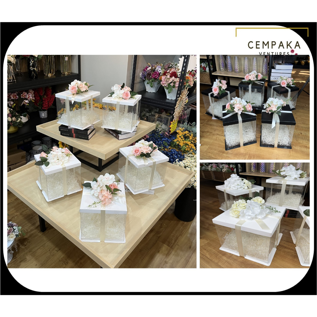 Set Hantaran Siap Gubah Box Transparent Viral Murah Perkahwinan ...