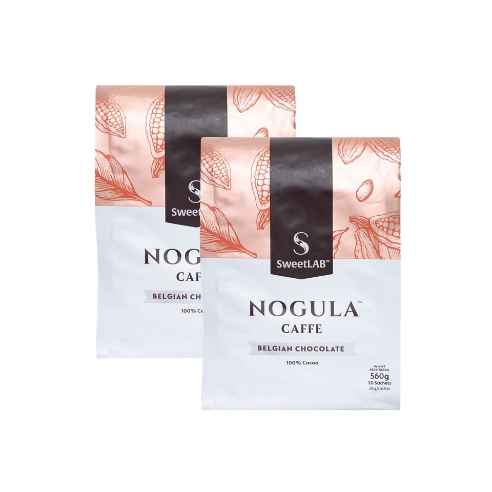SweetLAB Nogula Caffe Belgian Chocolate 100% Cocoa 3 in 1 Chocolate ...