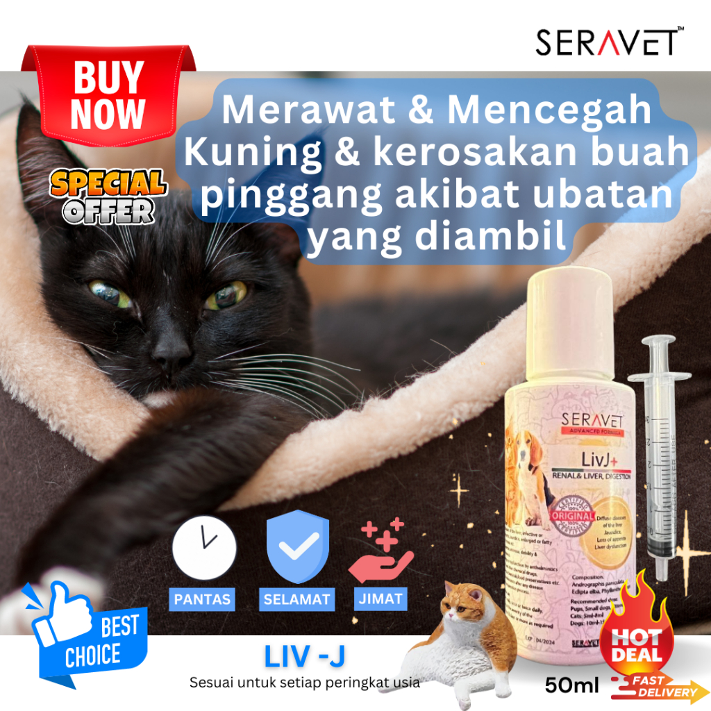 LIVJ 50ML - Ubat Bengkak Hati, Sakit Kuning, Hepatitis, Sirosis ...