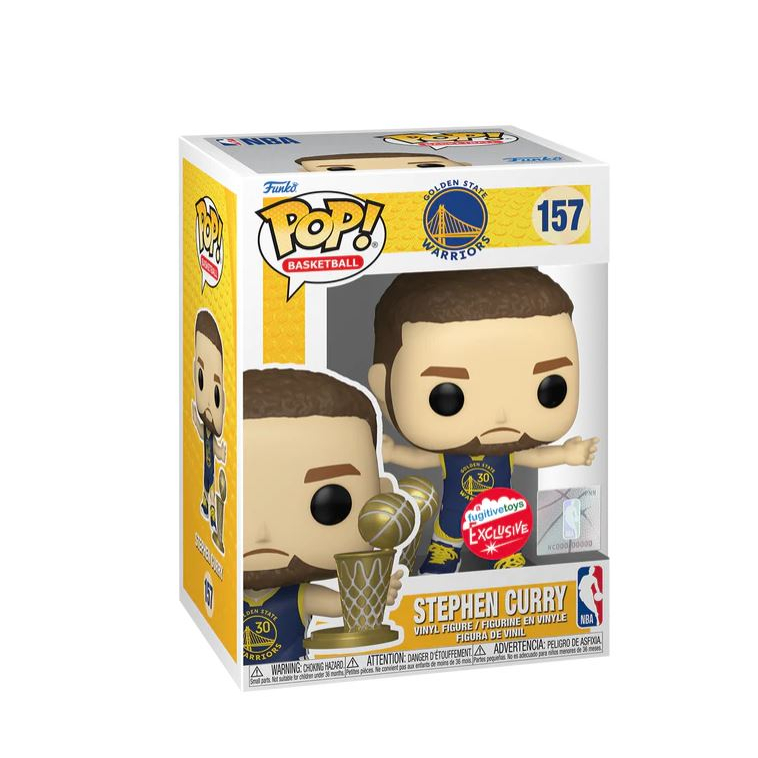 Funko Pop! Stephen Curry Golden State Warriors Championship Trophy ...