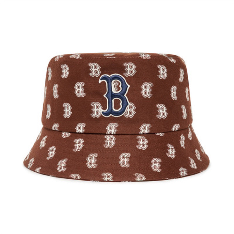 MLB Monogram Classic Bucket Hat (Boston Redsox) | Shopee Malaysia