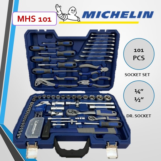 MICHELIN 101PCS MECHANIC TOOL SET MHS101 - Original Michelin Set - 1 ...