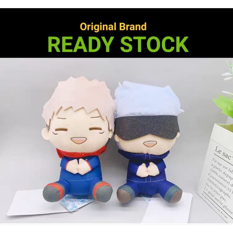 CLEARANCE Original Taito Jujutsu Kaisen Plush Gojo Satoru Doll Itadori ...