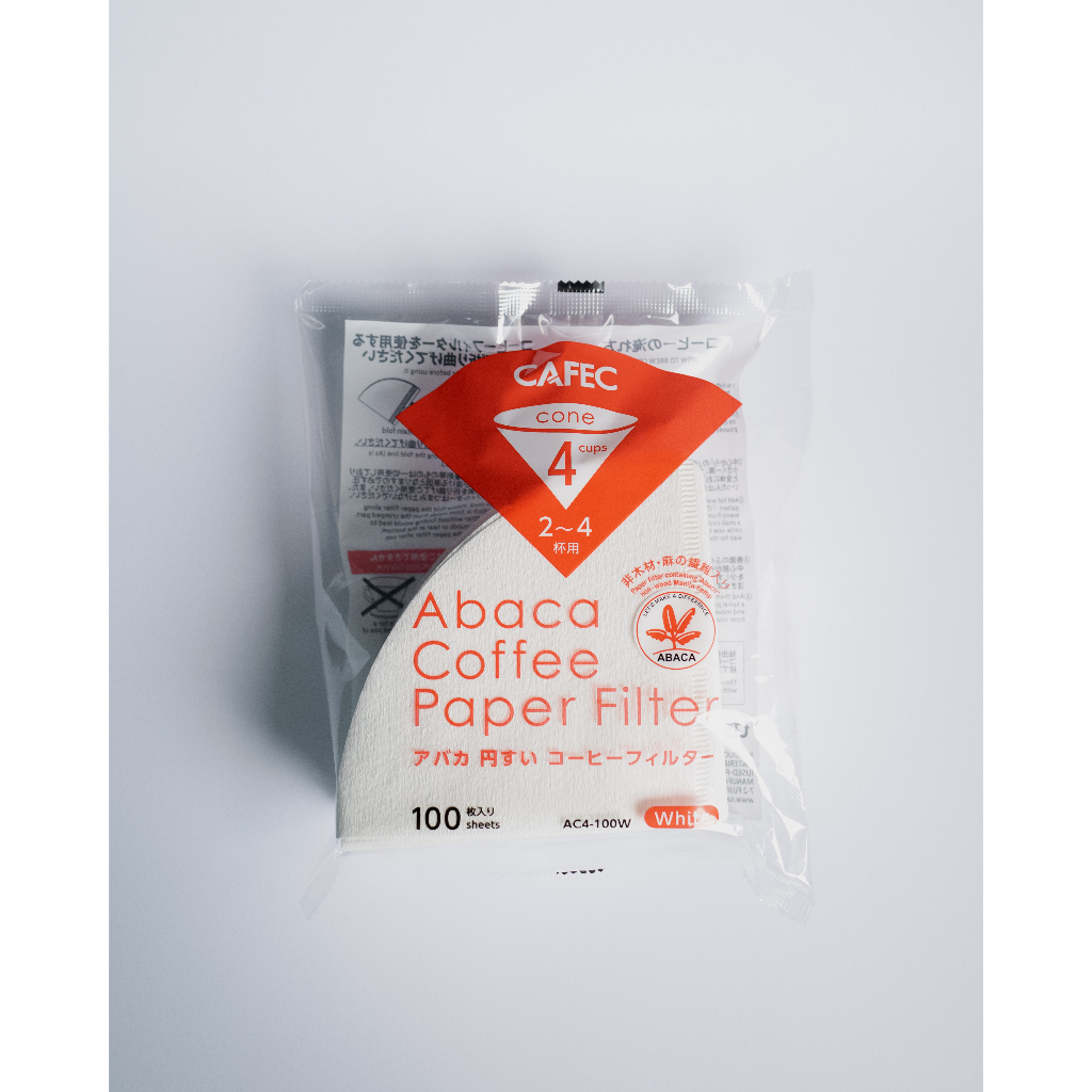 CAFEC Abaca Coffee Paper Filter (100pcs) | Shopee Malaysia