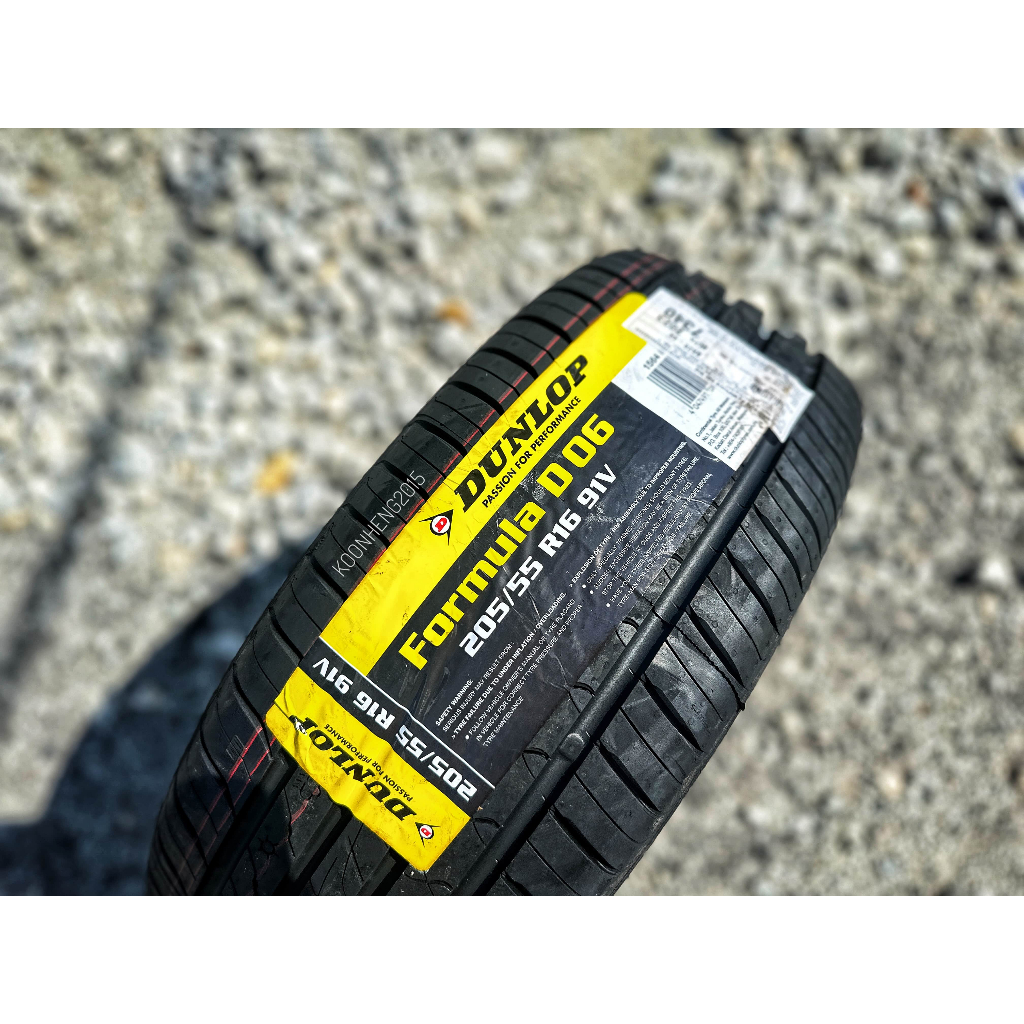 OFFER Tayar Baru New DUNLOP Tires FORMULA D06 205/55R16 - READY STOCK ...
