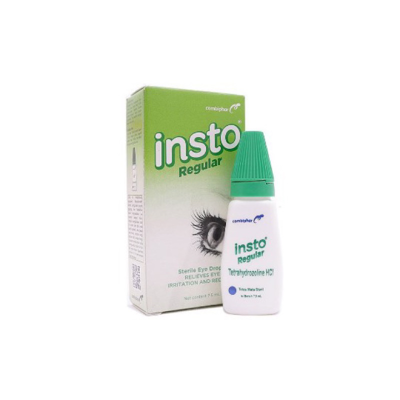 Insto Regular | Tetrahydrozoline HCI [ Isi 7.5 ml ] Sterile Eye Drops ...