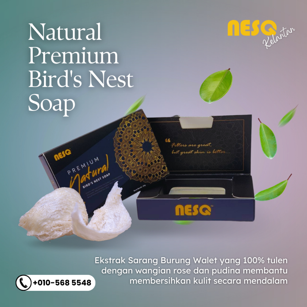 SABUN PREMIUM PATI SARANG BURUNG WALET NESQ | Shopee Malaysia
