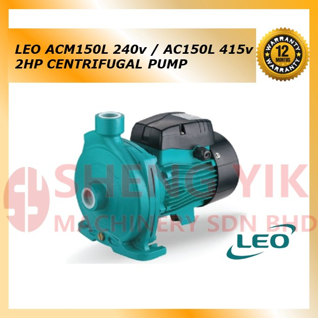 Shengyik LEO ACM150 ACM-150 ACM150L ACM-150L 240v / AC-150 AC150 AC150L AC-150L 2HP Centrifugal ...