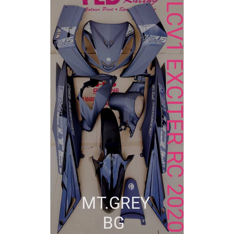 LC135V1 HLD COVER SET(EXCITER RC 2020 MT.GREY BG) | Shopee Malaysia