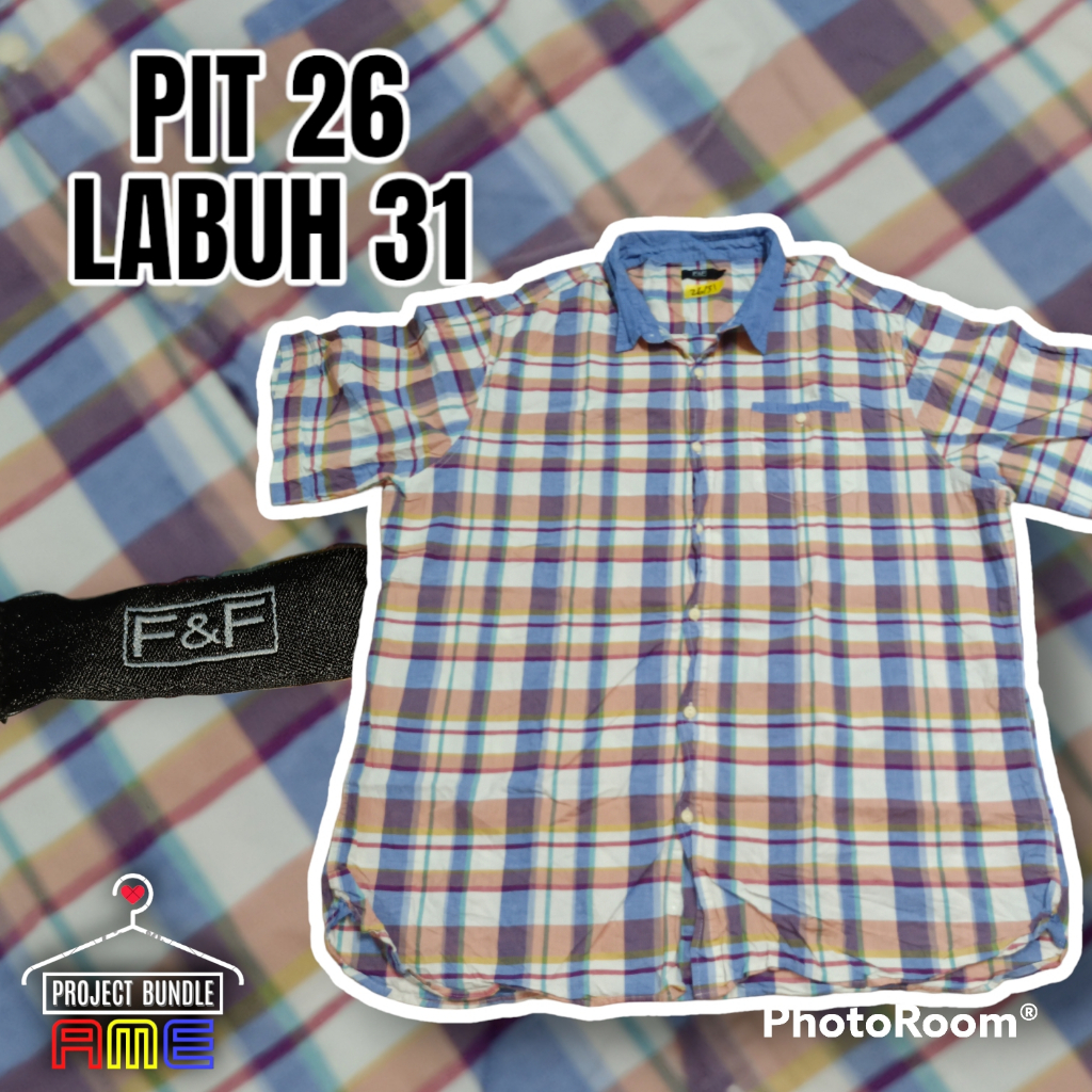 Kemeja Shirt Bigsize Oversize 2XL (Pit 26 Ukuran Dada 52 inch) | Shopee Malaysia