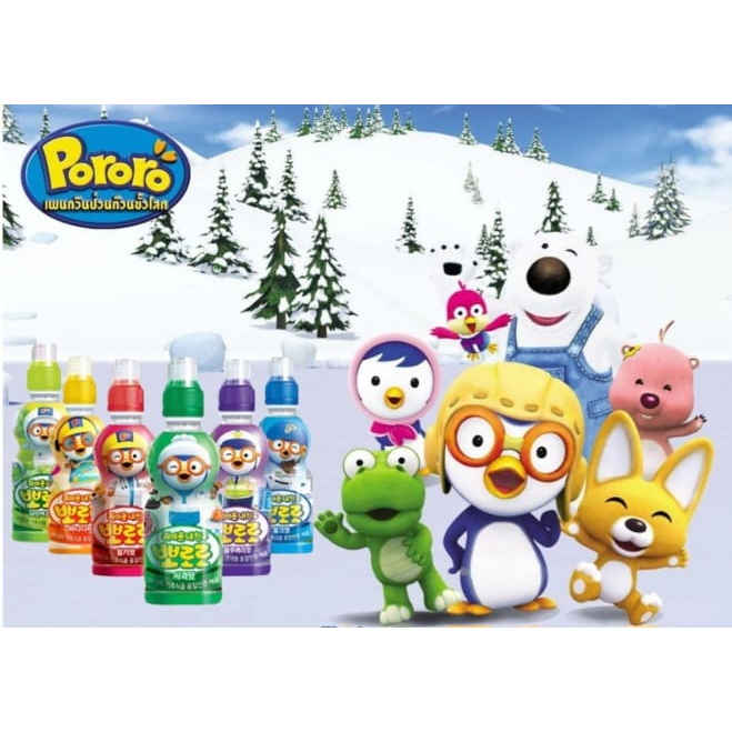 【Korea】Paldo Pororo Milky | Grape | Strawberry | Apple 235ML | Shopee Malaysia