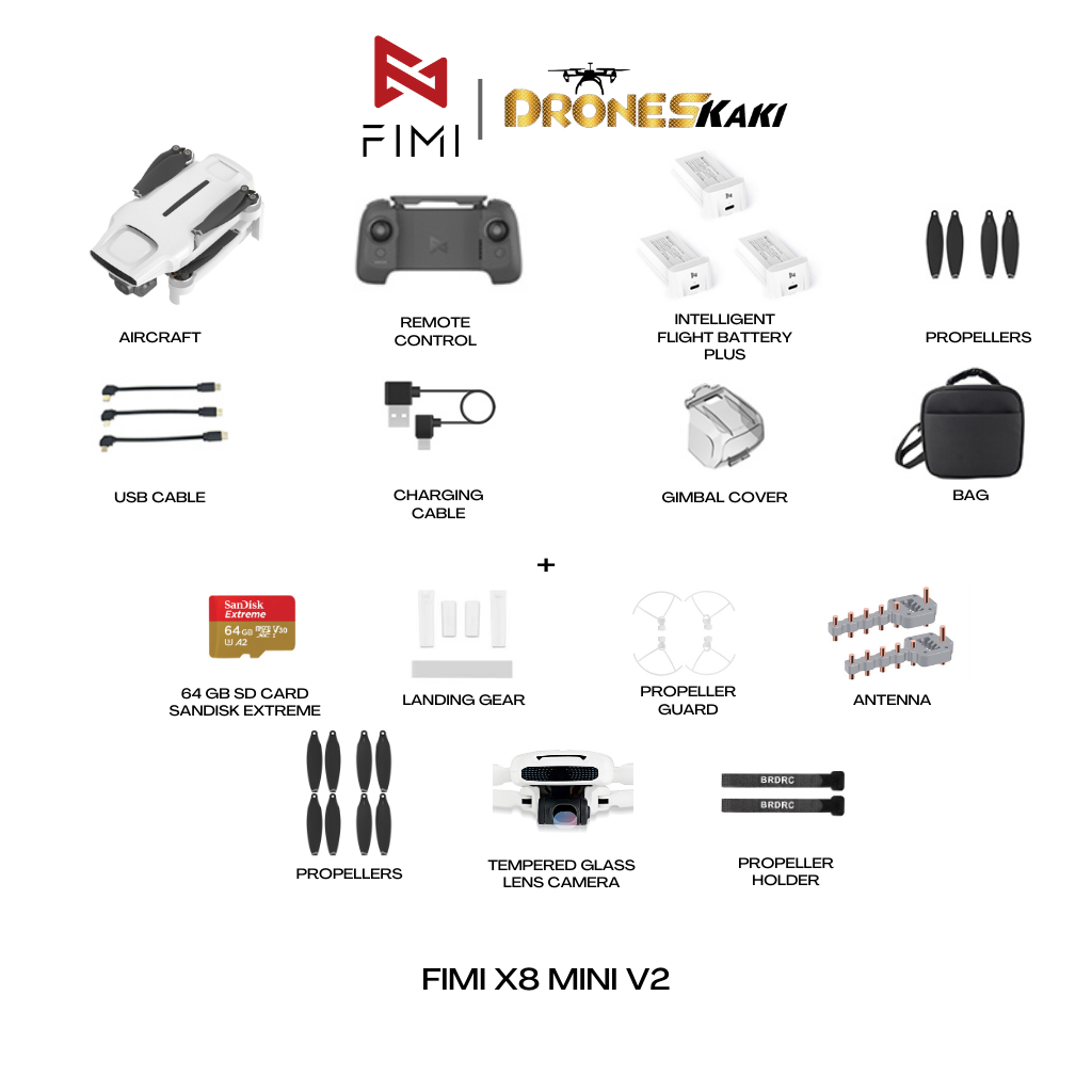 FIMI X8 MINI V2 - Feel Free To Fly (NEW MODEL) | Shopee Malaysia