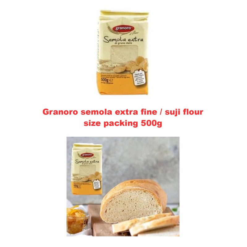 granoro semola extra fine 500g / suji flour | Shopee Malaysia