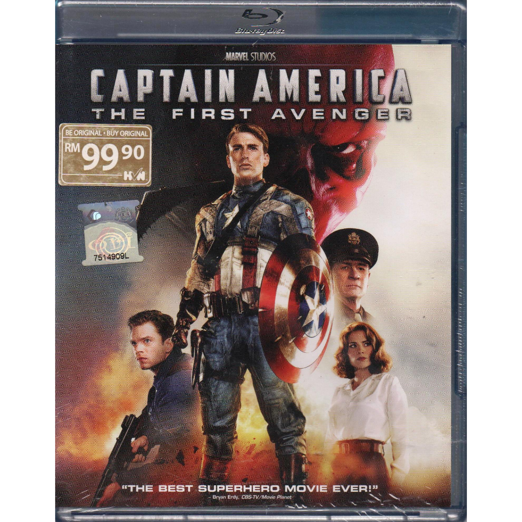 Blu-Ray Disc Captain America - The First Avenger (2011 Film) | Shopee ...