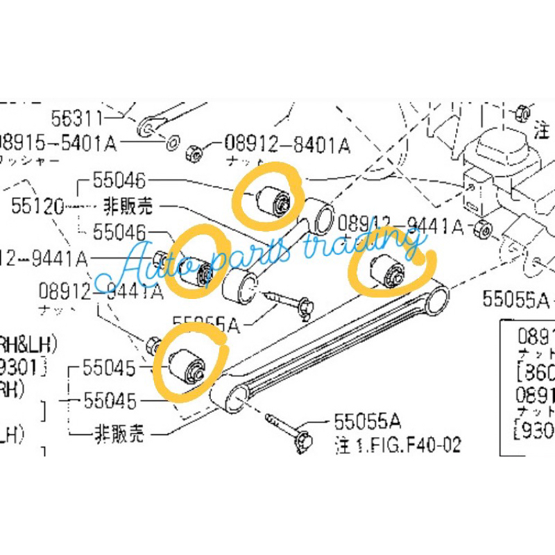 NISSAN TERRANO D21 REAR SUSPENSION ARM BUSH JAPAN | Shopee Malaysia