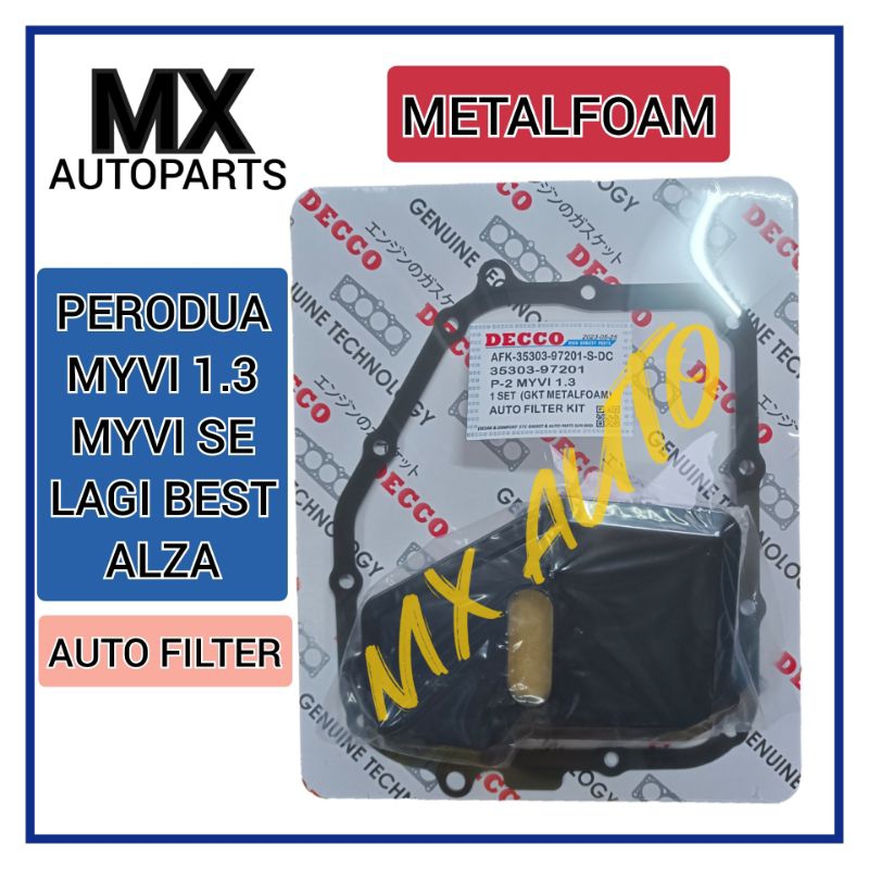 PERODUA MYVI 1.3 / MYVI LAGI BEST 1.3 ALZA 1.5 (2005-2013) AUTO FILTER ...