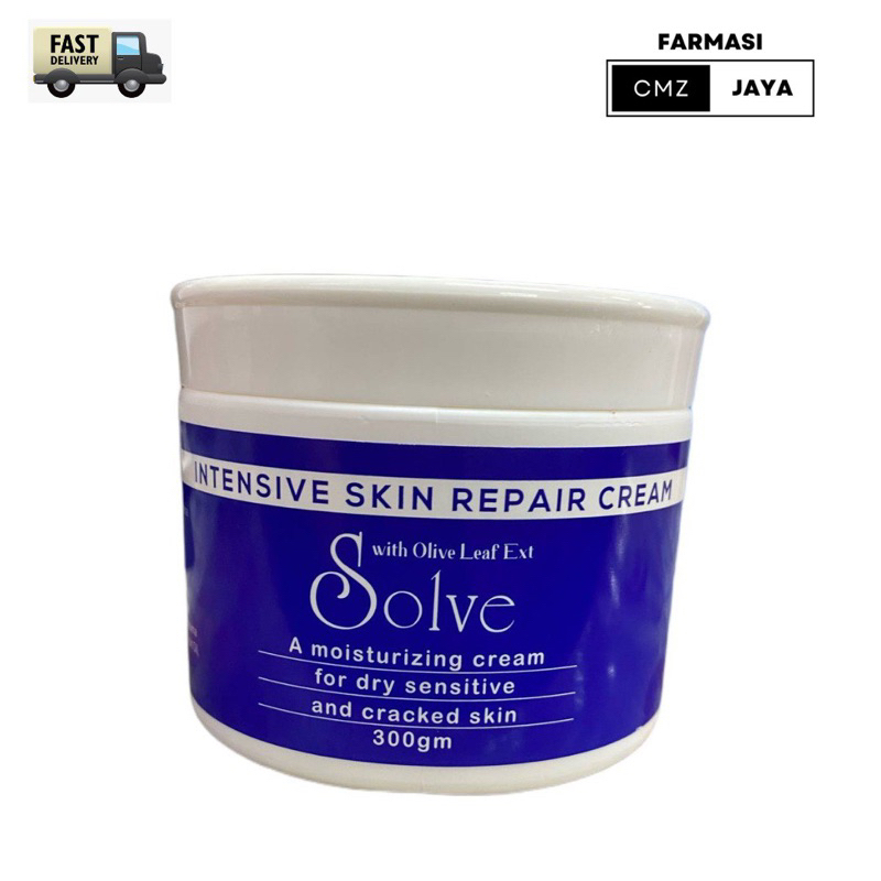 Solve Intensive Skin Repair Cream With Olive Oil Ext (300g) | Shopee ...