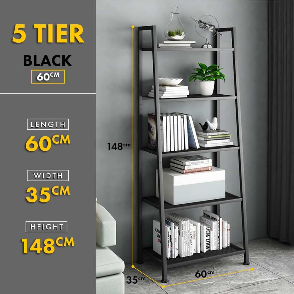 KENZZO : Shiro 3/4/5 Tier Multipurpose Shelf Shelves Rack Rak Besi ...