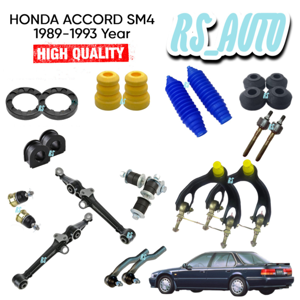 24 Item Combo Set FRONT Suspension Part Honda Accord SM4 Lower Upper ...