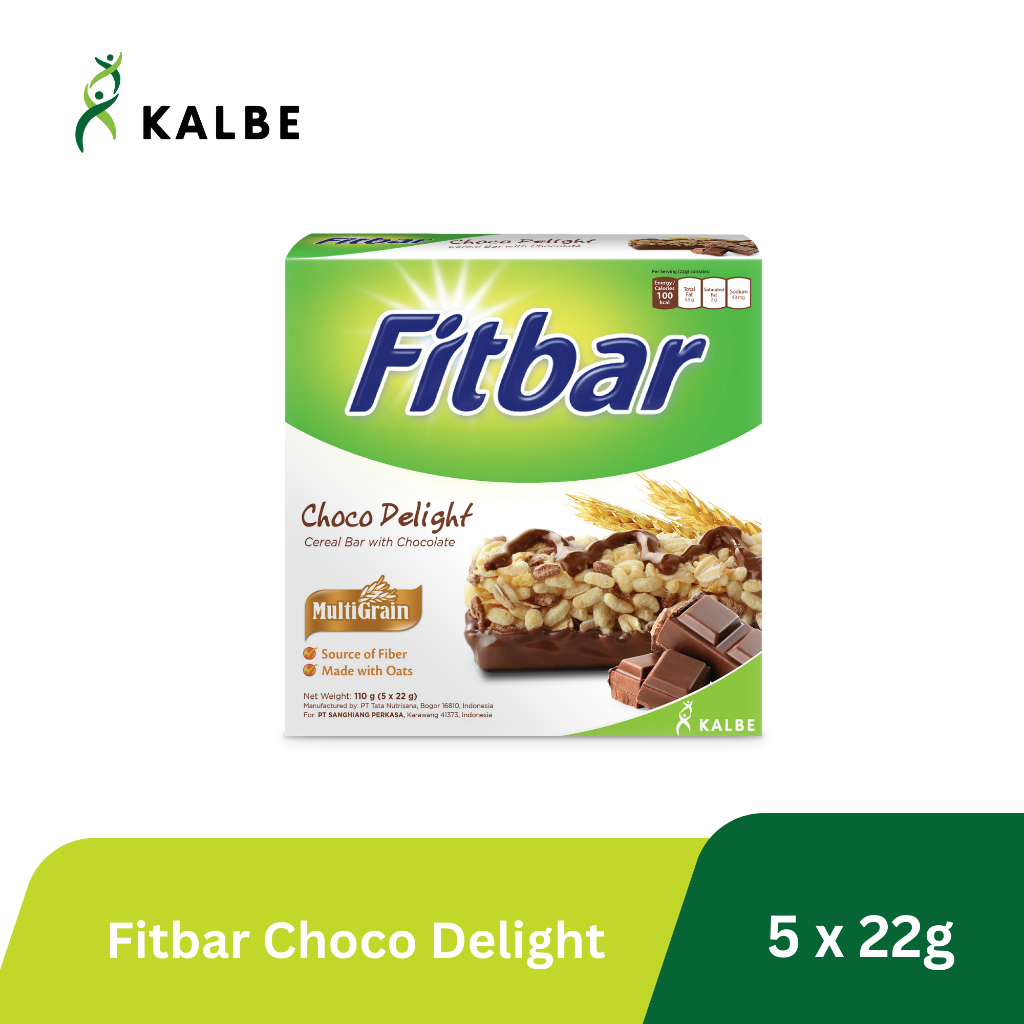 Fitbar Snack Bar Chocolate (5 Bars x 22g) | Shopee Malaysia