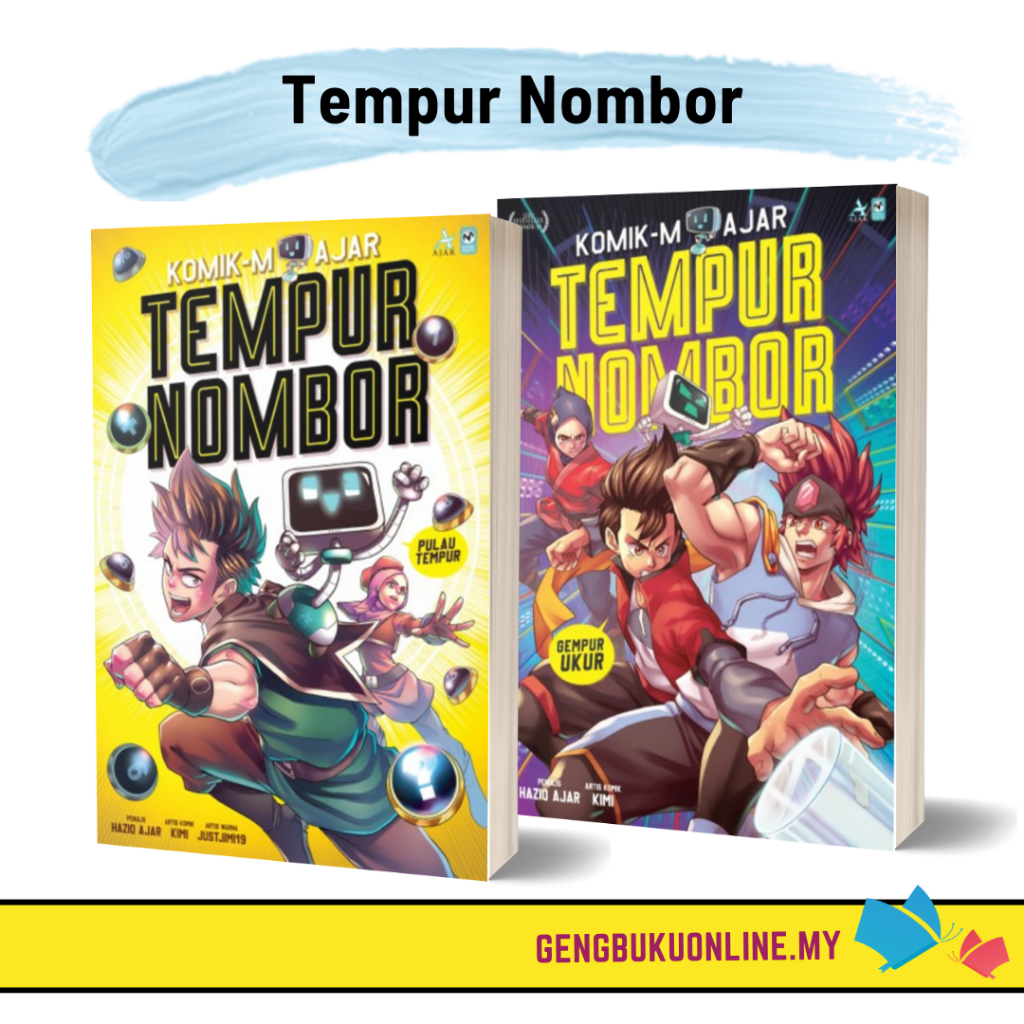 Komik-M : Tempur Nombor - Haziq AJAR & Kimi | Shopee Malaysia